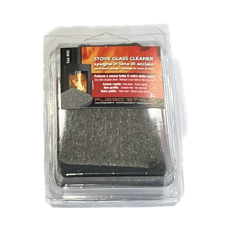 Pack 2 éponges réutilisables en laine d'acier pour nettoyage de vitre ...